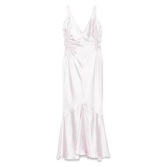Sportmax Rosarosa Meerjungfrau Kleid Kristallverzierung - - Dresses - Damen - Rosa - 2XS