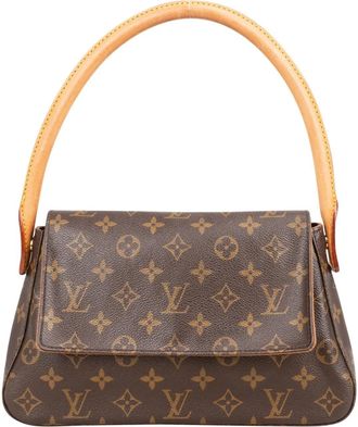 Louis Vuitton Crossbody Bags - Louis Vuitton Canvas Monogram Looping PM Shoulder - Gr. unisize - in Braun - f&uuml;r Damen