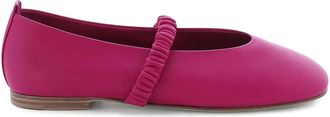 Kennel & Schmenger ruched strap ballet flats - Rosa