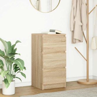 vidaXL Buffet ch&ecirc;ne sonoma 37,5x35x76 cm bois ding&eacute;nierie Vidaxl