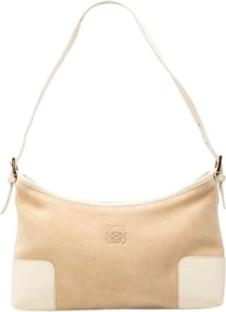Loewe Sac bandouli&egrave;re Pre-owned - Femme - Pre-owned - Beige - Taille: ONE Size