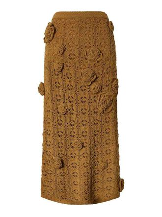 Pinko Jupe Longue - Marron