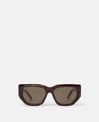 Stella McCartney Logo Cat-Eye Sunglasses