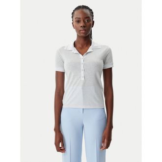 Patrizia Pepe Patrizia Pepe Poloshirt 8K0279/K128-W180 Silberfarben Regular Fit