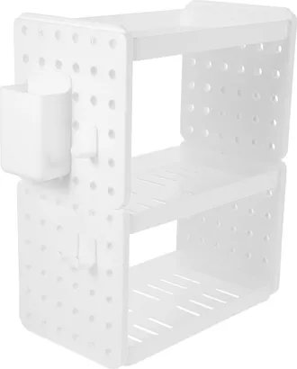 Lurrose Schreibtisch Organizer 3-lagig Verschleißfest Bücherhalter Mit Stifthalter Arbeitsplatz Büro Zubehör Für Studenten Und Zuhause