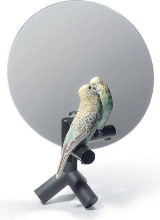 Lladro Frisierspiegel Parrot Vanity. Spiegel. Porzellan