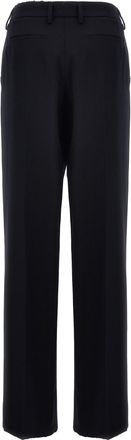 Prada Womens Blue Wool Casual Pants