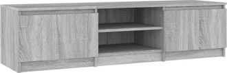 vidaXL TV-Schrank Grau Sonoma 140x40x35,5 cm Holzwerkstoff vidaXL