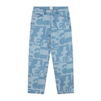 Arte Pantalon Allover en Denim - Homme - Jeans - Bleu - Taille: W34