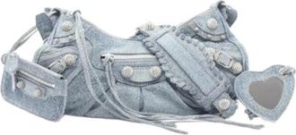 Balenciaga Sac bandouli&egrave;re vintage Pre-owned - Femme - Pre-owned - Bleu - Taille: ONE Size