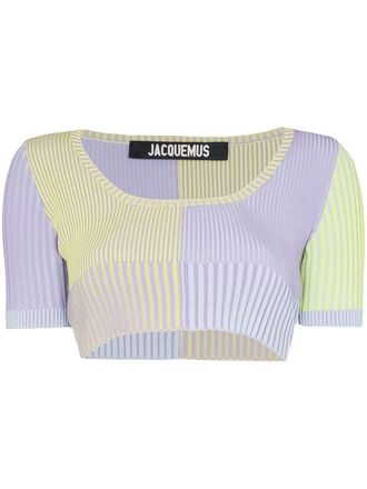 Jacquemus La Maille Yauco Cropped-Oberteil - Mehrfarbig
