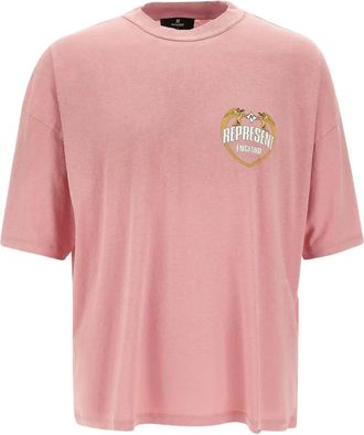 Represent t-shirt à imprimé graphique - Rose