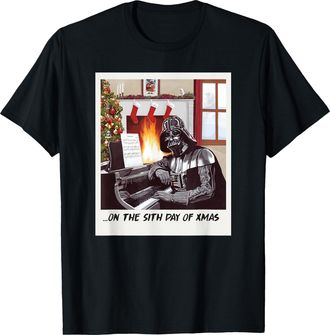Star Wars Darth Vader Sith Day of Xmas Holiday T-Shirt