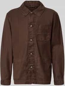 GANT Regular Fit Hemdjacke aus Leinen-Mix