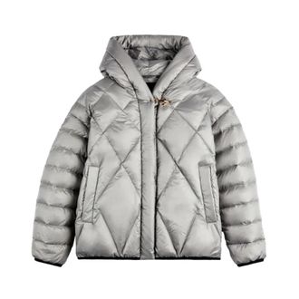 Fay Piumino Argyle Degrad&eacute; - - Jackets - Damen - Grau - M