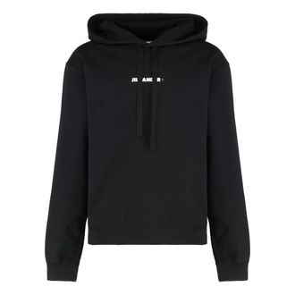 Jil Sander Logo Sweatshirt - - Sweatshirts & Hoodies - Herren - Schwarzk - L