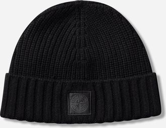 Stone Island Ghost Cashmere Beanie Black