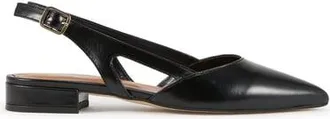 Saison 1865 Slingbacks en cuir de veau