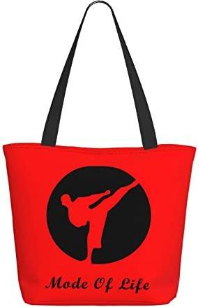 AOOEDM Ceinture de karat&eacute; Way Of Life Sac &agrave; provisions pour femme 33 x 27,9 x 17,8 cm. Le cadeau parfait pour la Saint-Valentin. Cest de la Saint-Valentin po