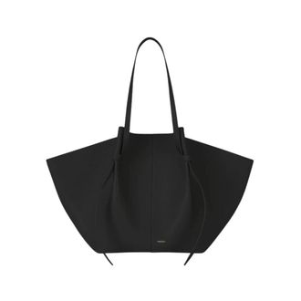 Yuzefi XL Mochi Pebble Grain Leder - - Bags - Damen - Schwarzk - ONE SIZE