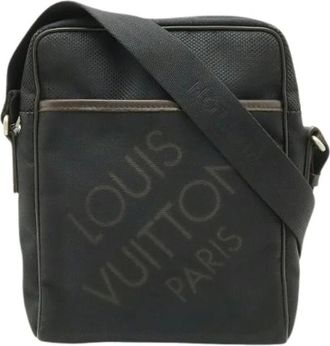 Louis Vuitton Pre-owned Sac bandouli&egrave;re Citadin Damier G&eacute;ant - Homme - Pre-owned - Noir - Taille: ONE Size