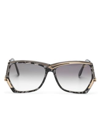 Cazal lunettes de soleil géométriques Mod 178/3 - Gris