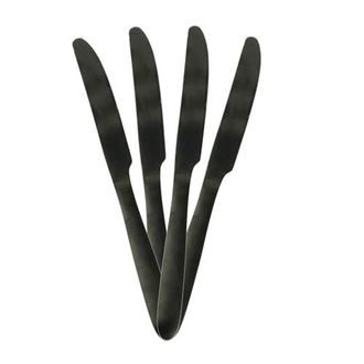 The Home Deco Factory Besteck, Schwarz, 16 Stück