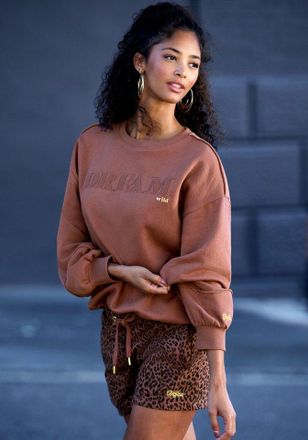 Buffalo Sweater mit aufwendiger Stickerei