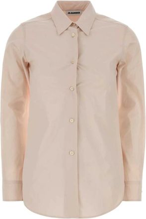 Jil Sander Femme, Blouses et Chemises, Rose, Taille: 38 FR Lightweight Poplin Shirt