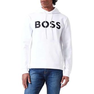 BOSS Mens Soody 1 Jersey, White100, M