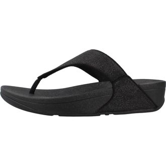 FitFlop Femme, Chaussures, Noir, Taille: 39 EU Sandales entre-doigts Lulu Shimmerglitz