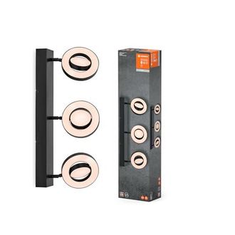 Ledvance DECOR SPOT SATURN, 29W, 690lm, schwarz, Spotleuchte, verstellbare K&ouml;pfe, vielseitig anwendbar, Innenraumspot, 3-stufige Farbtemperaturregulierung, hoc