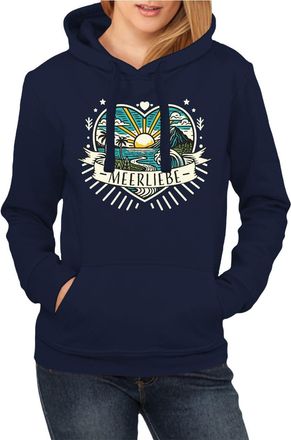 Spass Kostet Frauen Damen Hoodies Kapuzenpullover Urlaub Meer Sonne Motive Spr&uuml;che ostsee