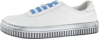 Andrea Conti Femme Damen Low Top Sneaker Basket, Jean Blanc Dirty, 40 EU