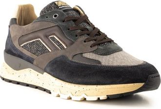 Floris Van Bommel Herren Schuhe blau Veloursleder