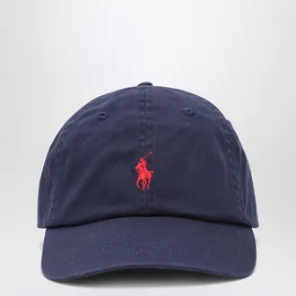 Polo Ralph Lauren Baseballkappe in Navyblau mit gesticktem Logo