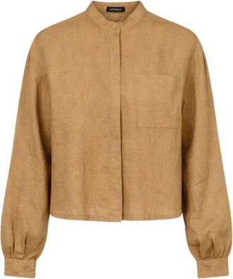 Actualee Femme, Blouses et Chemises, Beige, Taille: 36 FR Actualee Chemises Beige