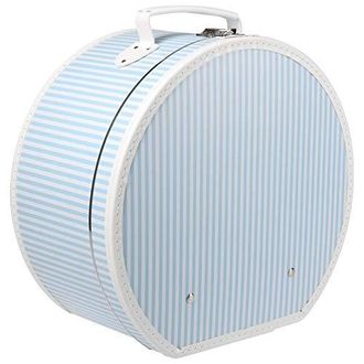 Lierys Bo&icirc;te &agrave; Chapeau Motif Ray&eacute; bo&icirc;te &agrave; Chapeau (Taille Unique - Bleu Clair)