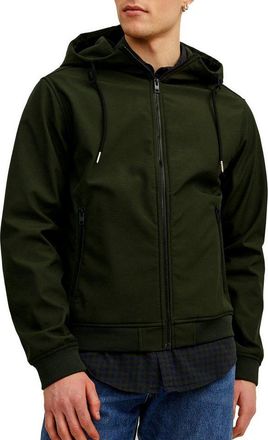Jack & Jones Softshelljacke Basic Softshell Hood mit weichem Fleece-Innenfutter