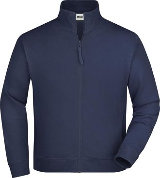 James & Nicholson Sweatjacke French Terry - Hochwertige Sweatjacke f&uuml;r Damen und Herren | Farbe: navy | Gr&ouml;sse: XXL