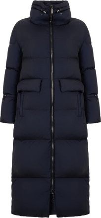 Moorer Long Padded Jacket - Femme - Manteaux - Bleu - Taille: 36 FR