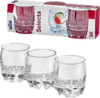 Van Well | SELECTRA Whiskybecher 29CL 3er Set | Luxuriöse Glasbecher für perfekten Whiskygenuss