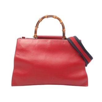 Gucci Sac &agrave; main vintage doccasion - Femme - Pre-owned - Rouge - Taille: ONE Size