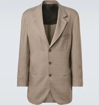 Giorgio Armani Blazer Archivio &agrave; motif chevron