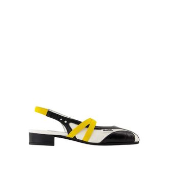 Carel Peachy Cotton Sling Back Sandalen - - Shoes - Damen - Schwarzk - 39 EU