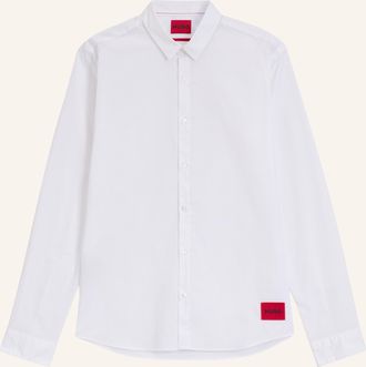 HUGO BOSS Hugo Casual Hemd ero3-W Extra-Slim Fit weiss