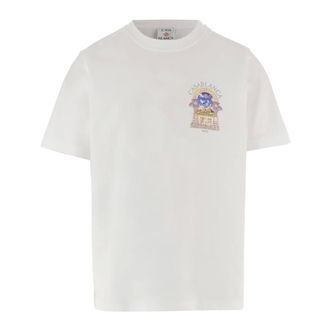 Casablanca Homme, Tops, Blanc, Taille: XL T-Chemises
