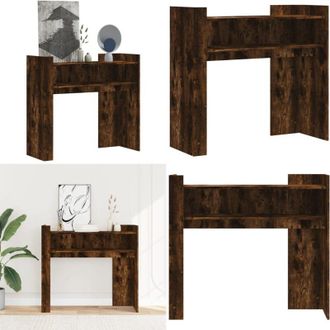 vidaXL Konsolentisch R&auml;uchereiche 100x35x90 cm Holzwerkstoff - Konsolentisch - Wohnzimmerm&ouml;bel - Sideboard - Holztisch - Esszimmertisch - Home & Living