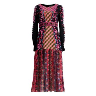 Saloni Vera Kleid - - Dresses - Damen - Mehrfarbig - S