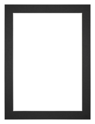 Yd. Passepartout 68x98 cm f&uuml;r Fotogr&ouml;&szlig;e 60x80 - Schwarz - Museumkarton - Au&szlig;enma&szlig;e 68x98 cm - Innengr&ouml;&szlig;e 60x80 cm
